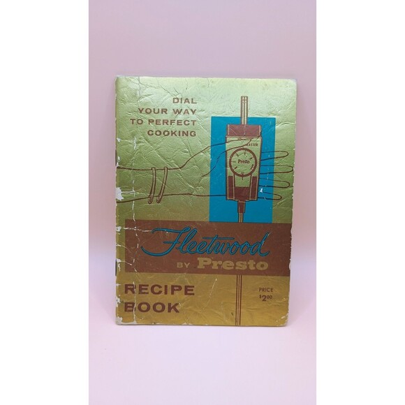 Other | 1957 Presto Fleetwood Control Master Recipe Book National ...